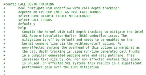 linux 6 2 s call depth tracking helps recover lost performance on intel