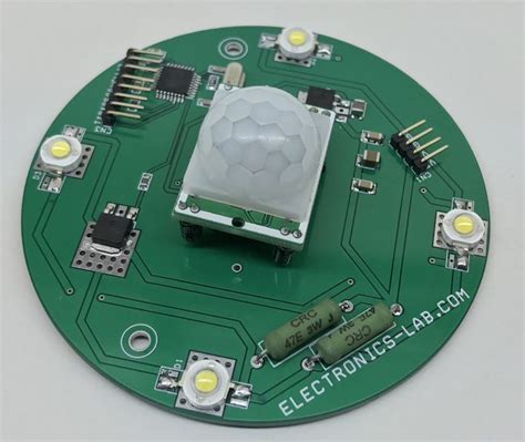 PIR Motion Sensor LED Ceiling Light Arduino Compatible Electronics Lab