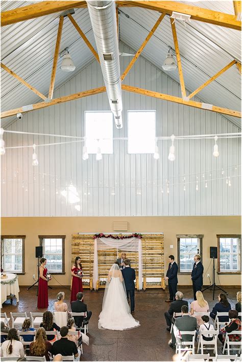 A Barn Ceremony And Reception At The Outpost Center Heather Justin