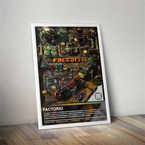 Factorio Prints Etsy