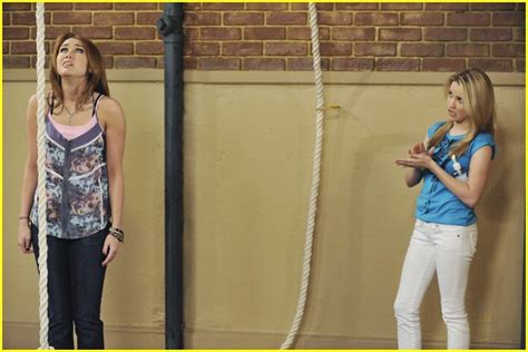 Emily Osment Miley Cyrus Wheelchair War Photo Photo Gallery Just Jared Jr