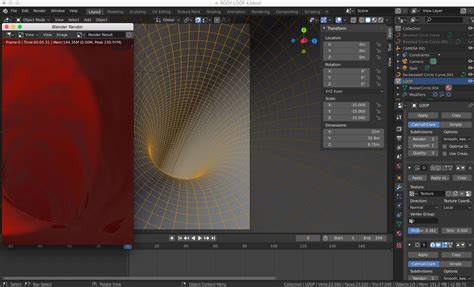 Can T Render With Displacement Modifier On Is It Destroying The Mesh