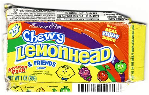 Chewy Lemonhead And Friends 25¢ Foundesign