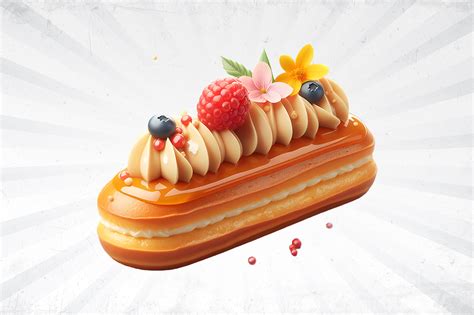 French Eclair Pastry Isolated Image Graphic By Shahtech50 · Creative