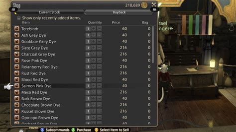 How To Find Salmon Pink Dye In Ffxiv Siliconera