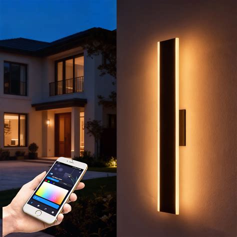 24 Inch Led Linear Wall Lights With Acrylic Shade
