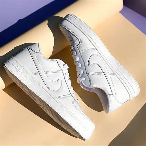 Nike Air Force белые женские демисезонные кроссовки. Осень/весна ...