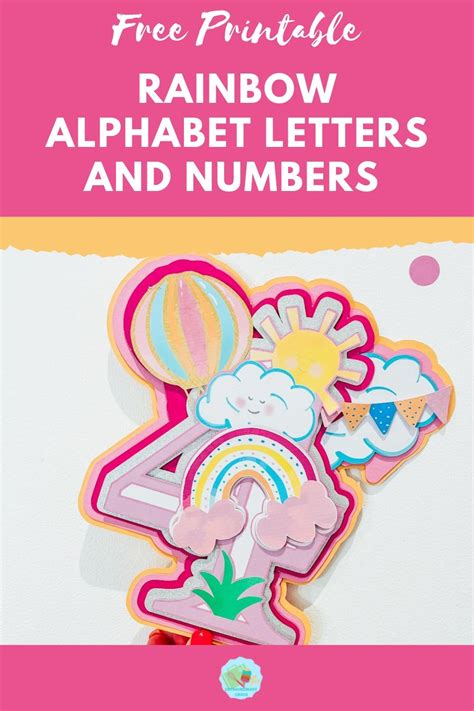 Rainbow Alphabet Letters Free Printable Free Printable Blank