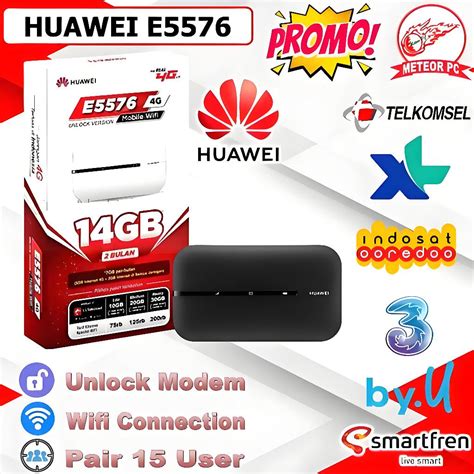 Jual [bisa Cod] Wifi Modem Mifi Huawei E5576 4g Lte E5576 Unlock All Operator Huawei E5576 Warna