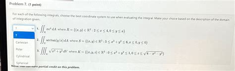 Solved Problem 7 1 ﻿pointfor Each Of The Following
