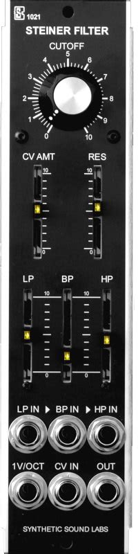 Steiner Filter Model 1021 Synthetic Sound Labs