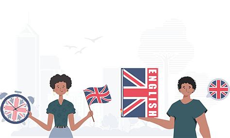 Trendy Vector Illustration Of English Language Learning Team Vector