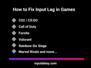How To Reduce Input Lag In Tips For Smoother Gaming