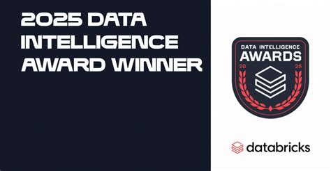 Weve Earned A 2025 Data Intelligence Award From Databricks A