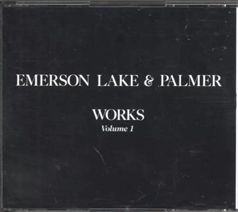 Emerson Lake And Palmer Works Volume 1 Double Cd 2cd Set 7814092