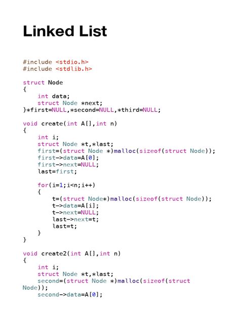 57linked List Pdf Algorithms And Data Structures Models Of Computation