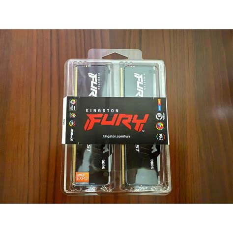 全新金士頓fury Rgb Ddr5 6000 Cl30 16g2 Rgb雙通道包 蝦皮購物