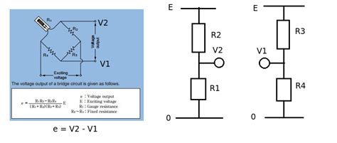 how to derive voltage output formula for a strain gauge electrical