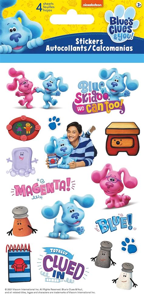 Blues Clues Standard Sticker 4 Sheet Toys And Games