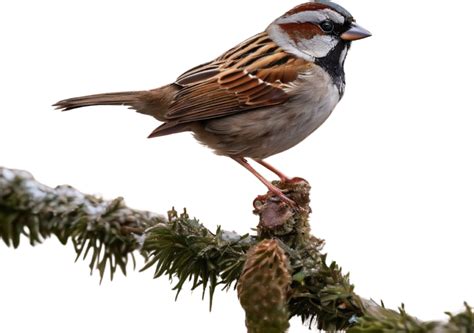 AI Generated A Close Up Photo Of A Cute Sparrow Bird Ai Generated PNG