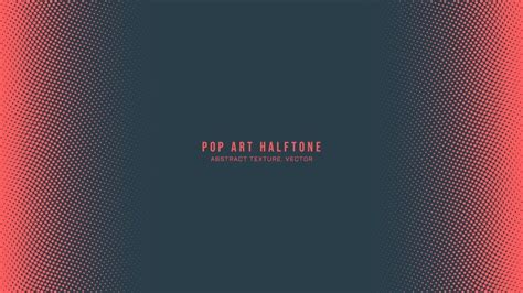 Premium Vector Pop Art Dots Style Halftone Pattern Vector Horizontal Border Abstract Background