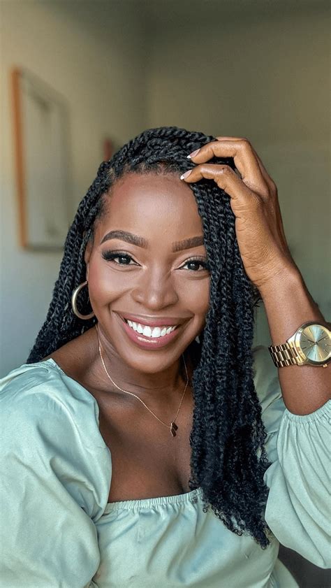 A Guide To Kinky Twist Braids And 15 Easy Twist Hairstyles With Afro