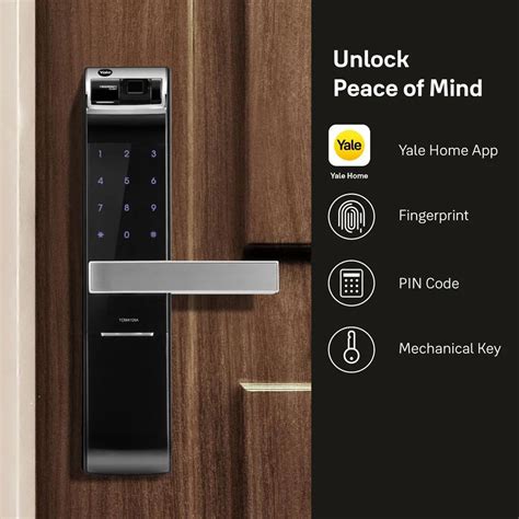 Yale Ydm 4109 A Series Biometric Smart Lock Gold At Best Price In