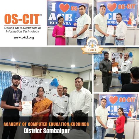 Odisha Knowledge Corporation Limited On Linkedin Acekuchinda Certificateceremony Okcl Oscit