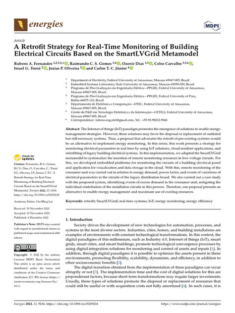 A Retrofit Strategy For Real Time Monitoring Of Building Electrical Circutis Based On The