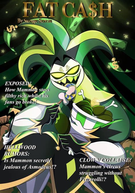 Fat Cash Mammon Cologne Helluva Boss Hazbin Hotel Perfume Merch Luxury Artisan Perfume