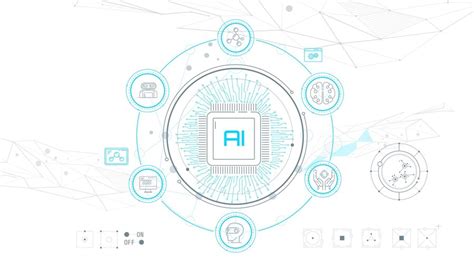 Premium Vector | Virtual infographics on the topic of artificial intelligence machine learning ...