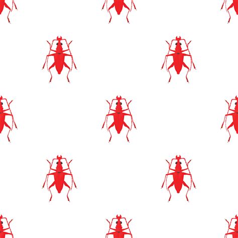 Bug Pattern Seamless Vector 15065452 Vector Art At Vecteezy