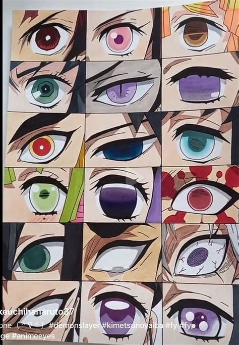 All Eye Kny Menggambar Mata Gambar Mata Anime Gambar Pensil