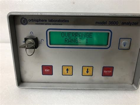 Orbisphere Laboratories 3600 Analyzer 3600120 220vac Industrial Sol