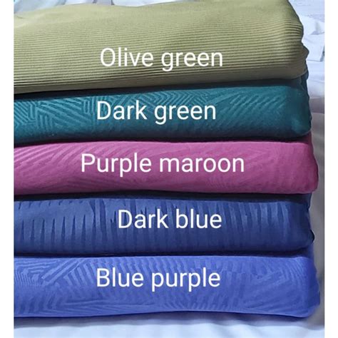 Kain Microfibre Interlock 100 Polyester Shopee Malaysia