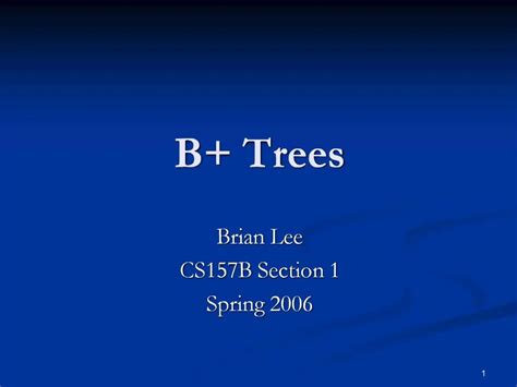 ppt b trees powerpoint presentation free download id 1303706
