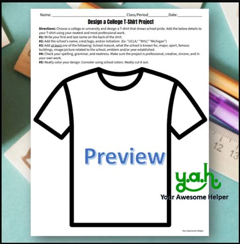 Design A College University Sweater T Shirt Sweatshirt Project Avid Class Art