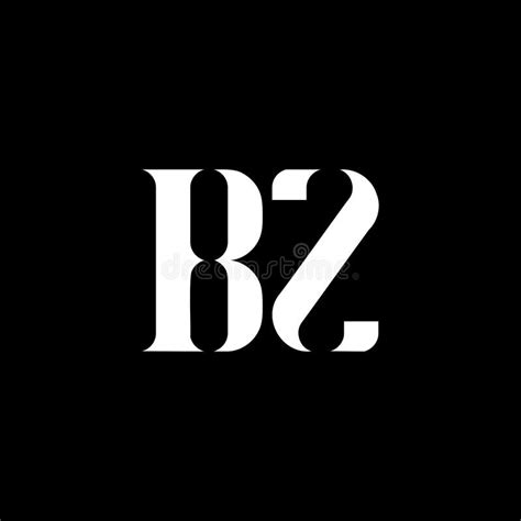 Bz B Z Letter Logo Design Initial Letter Bz Uppercase Monogram Logo