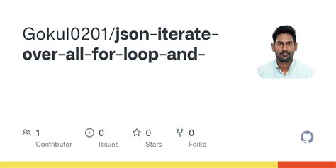 Github Gokul0201json Iterate Over All For Loop And