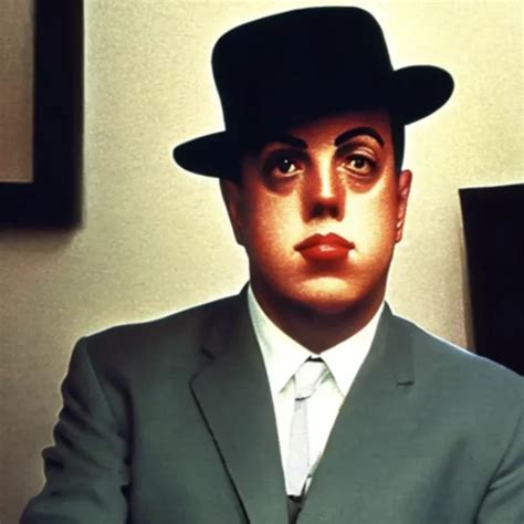Billy Joel In The Style Of Rene Magritte 1 Artists Meet Artists