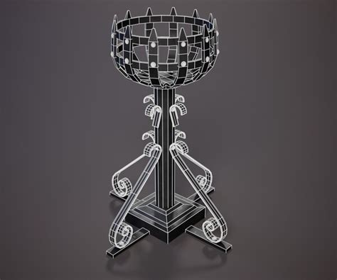 Artstation Stylized Brazier Game Assets