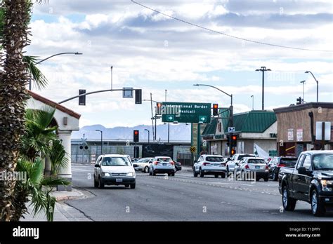 Calexico In The Imperial County Of California A Port Of Entry Along The