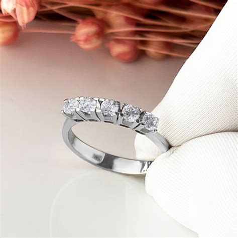 Бяло злато пръстен Beki