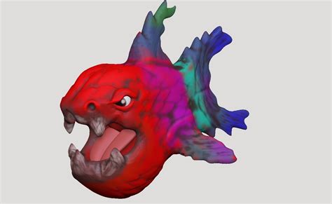Archivo Stl Piraña Logo 👾 ・plan Imprimible En 3d Para Descargar・cults