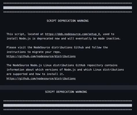 Node Installation Script Is Deprecated · Issue 346 · Datamadehow To · Github