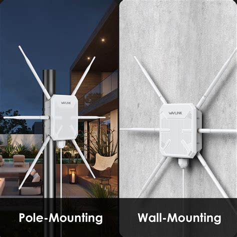 Wavlink Wifi Outdoor Ap Dual Band Ax M Long Range Outdoor Mesh Extender Suitable Piso Wifi