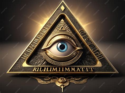 The Illuminati Secret Society Symbol Ai Generated Premium Ai