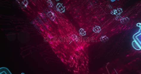 Chatbot Ai Online Assistant Support Symbols Loop Cyber Concept Stock