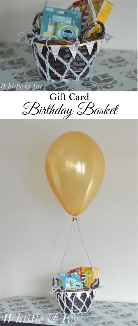 T Card Birthday Basket Birthday Basket Creative Birthday Ts