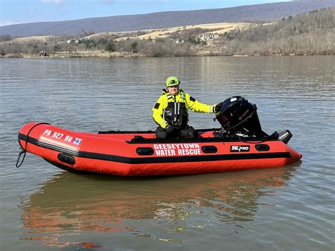 Geeseytown Fire Company Gets New Water Rescue Boat